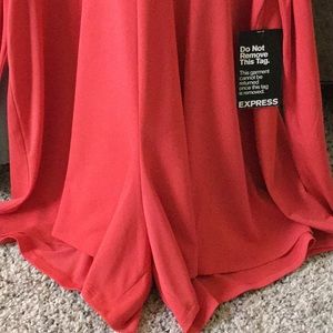 Express | Shorts | Burnt Orange Romper | Poshmark